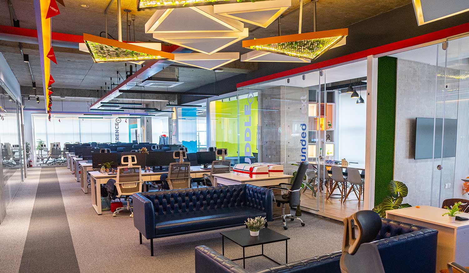 Next Venture HQ, Office Interior - Volumetric Designers