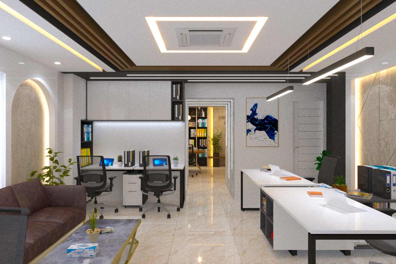 Bhairab, Office Interior - Volumetric Designers