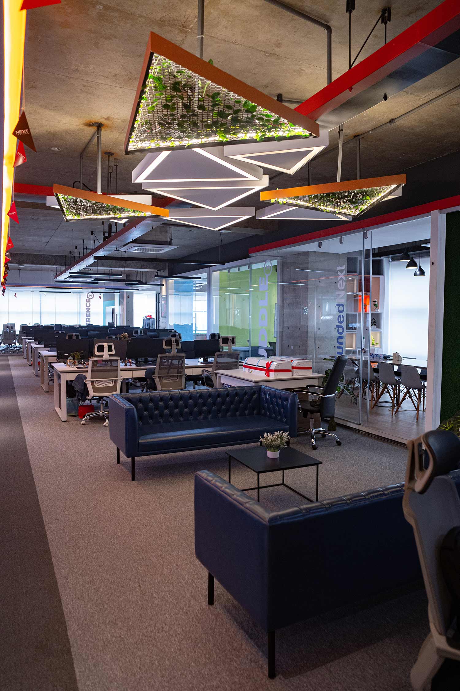 Next Venture HQ, Office Interior - Volumetric Designers